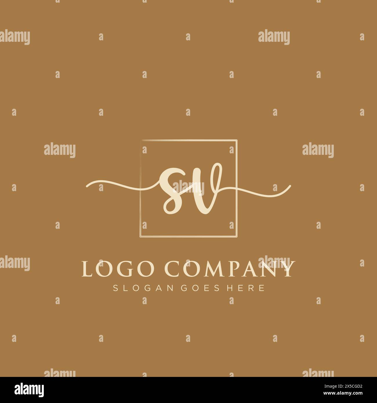 Initial letter sv Stock Vector Images - Alamy
