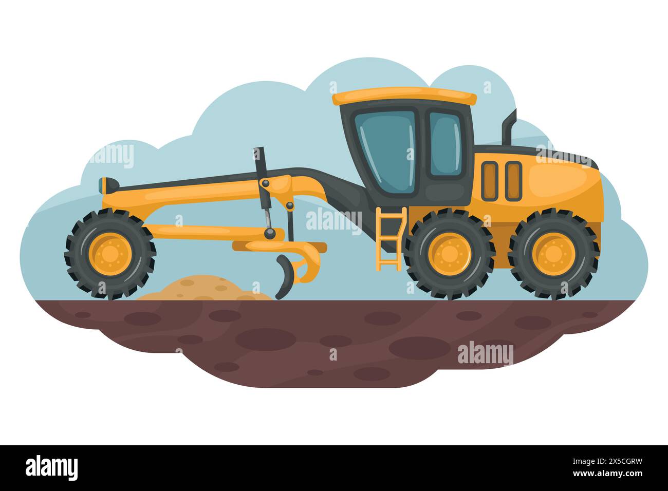 Grader vehicle Stock Vector Images - Alamy