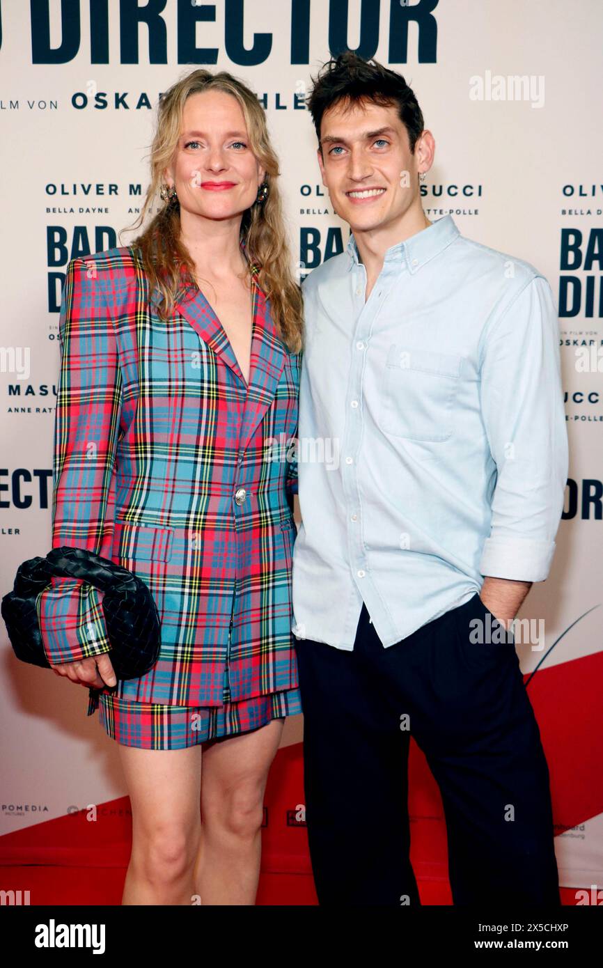 Anne Rat-Polle and Elie Kaempfen at the Berlin premiere of Bad Director ...