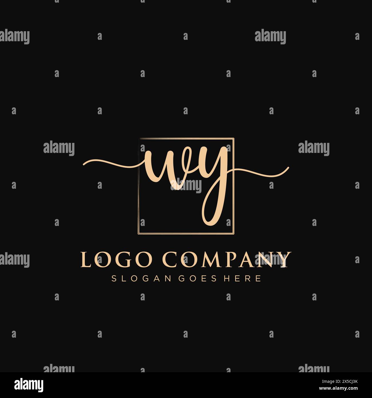 Initial wy Stock Vector Images - Alamy