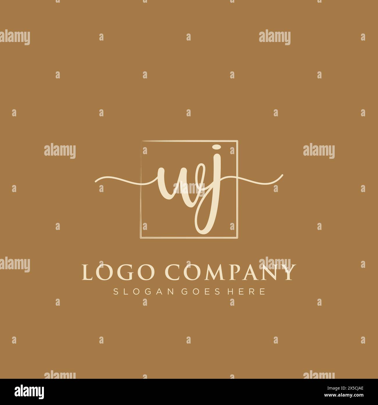 Wj logo vector hi-res stock photography and images - Alamy