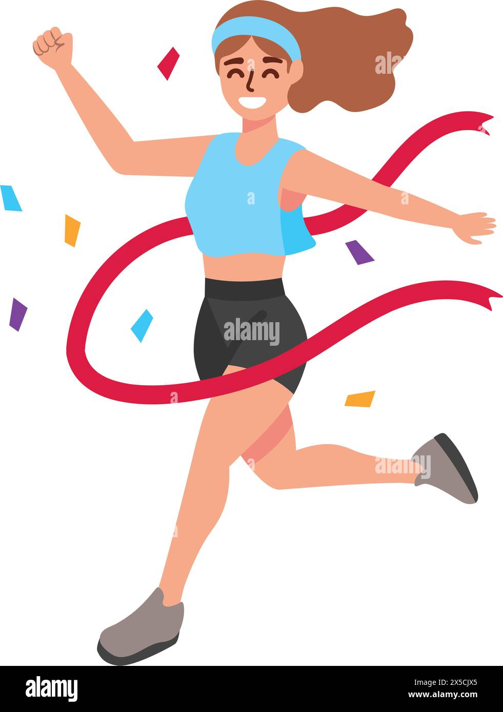 runner woman cartoon Stock Vector Image & Art - Alamy