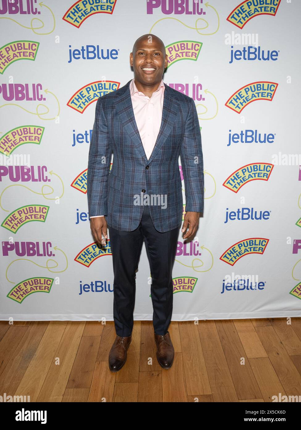 Mychal Harrison attends the Public Theater Gala at the Mermaid Oyster ...
