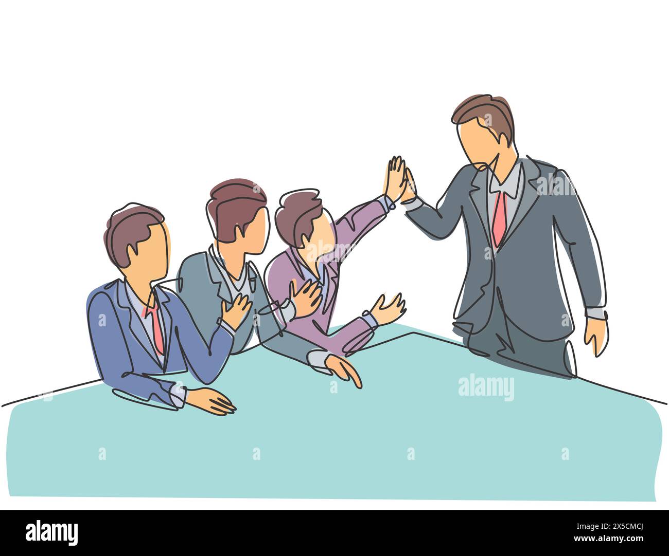 Group talking hand gesture Stock Vector Images - Alamy