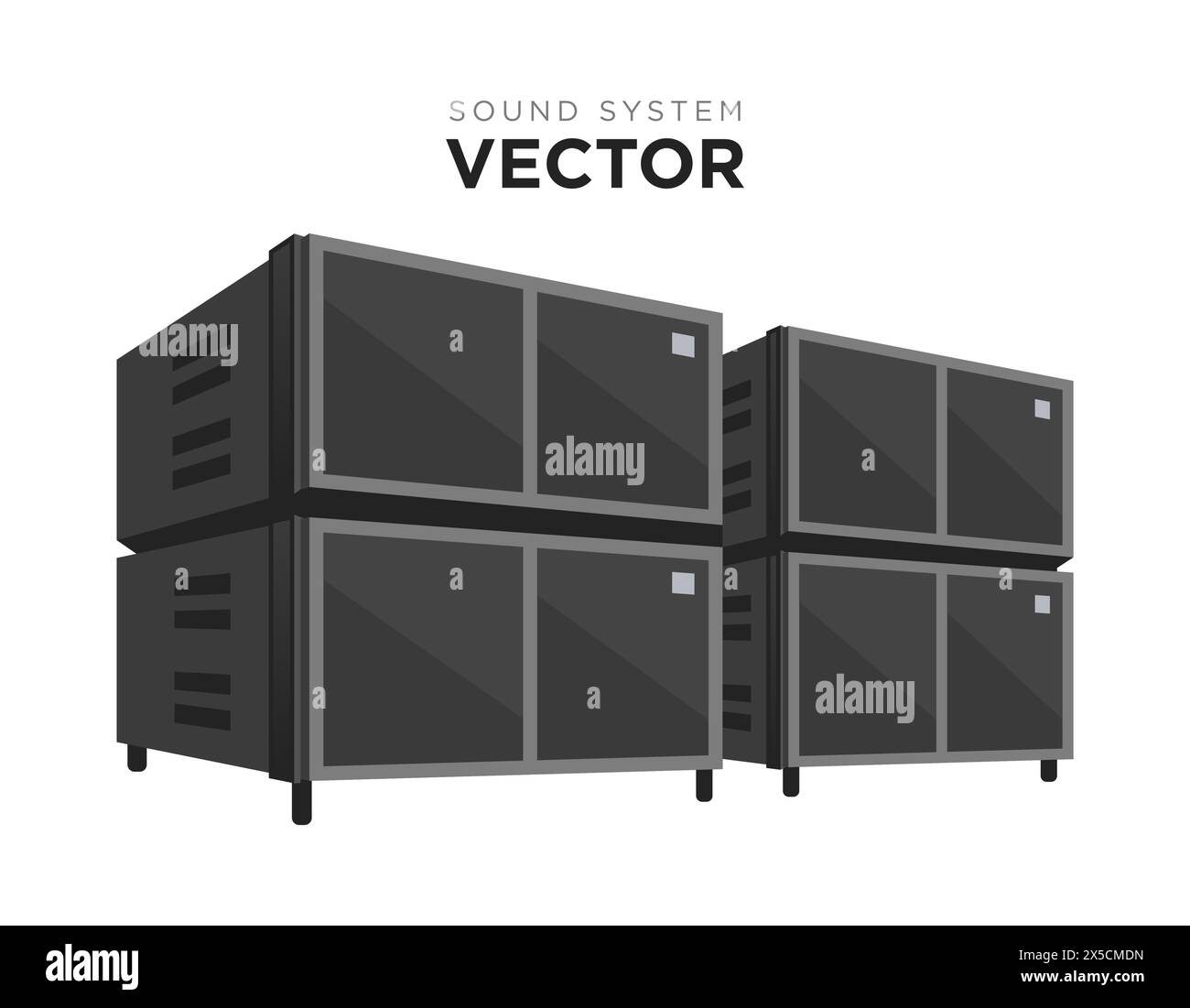 Isolated Sound System Speaker Stock Vector Image And Art Alamy