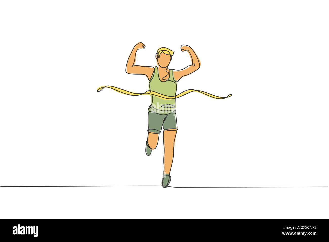 Marathon finish line Stock Vector Images - Alamy