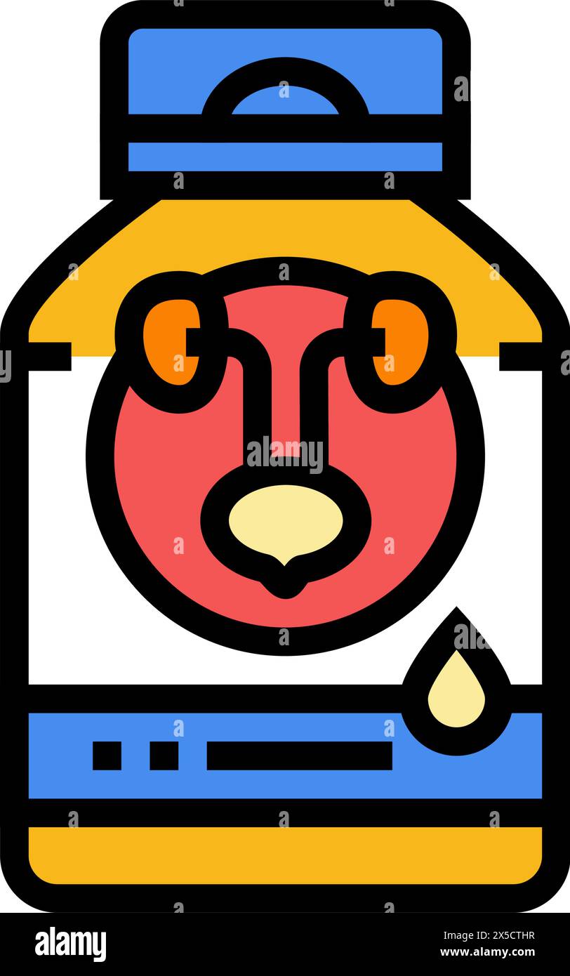 diuretics medicines pharmacy color icon vector illustration Stock ...