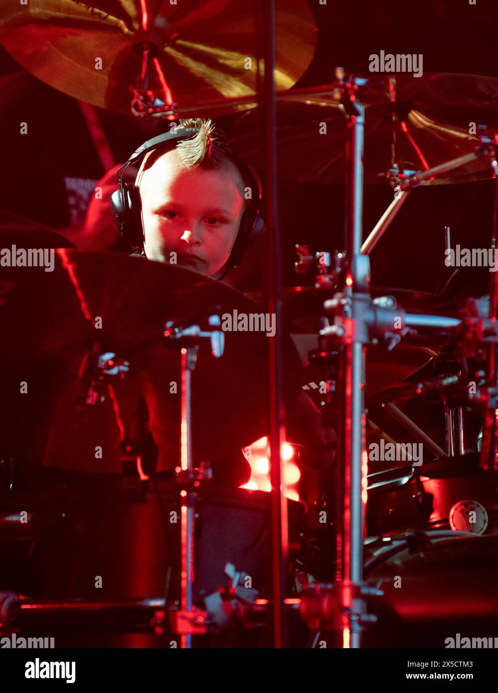 Caleb H age 9 preforming at Teddy Rocks Festival 2024 Charisworth Farm ...