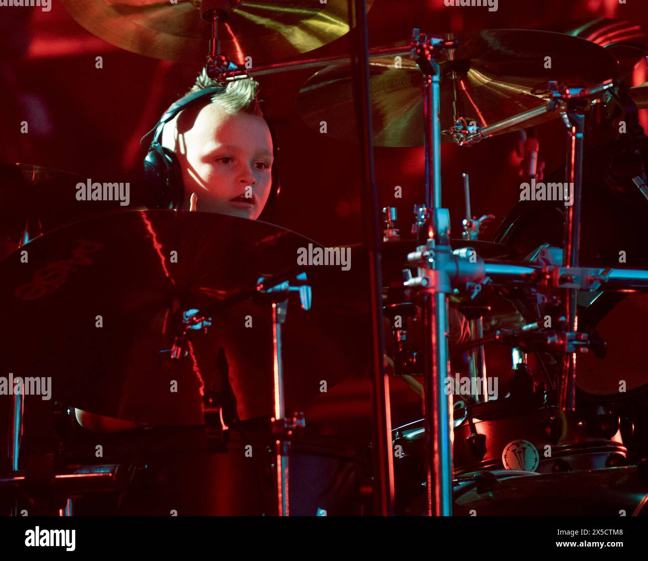 Caleb H age 9 preforming at Teddy Rocks Festival 2024 Charisworth Farm ...