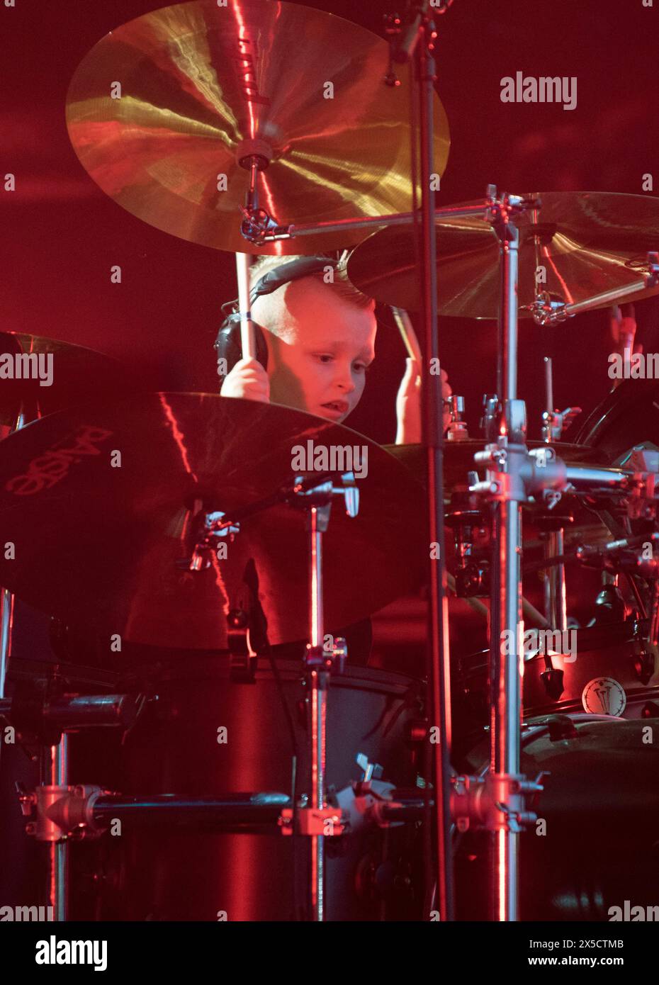 Caleb H age 9 preforming at Teddy Rocks Festival 2024 Charisworth Farm ...