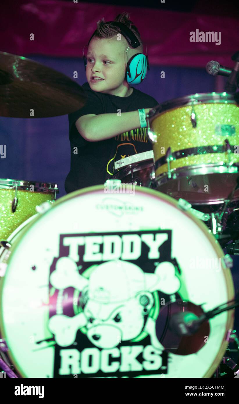 Caleb H age 9 preforming with SLAY DUGGEE at Teddy Rocks Festival 2024 ...