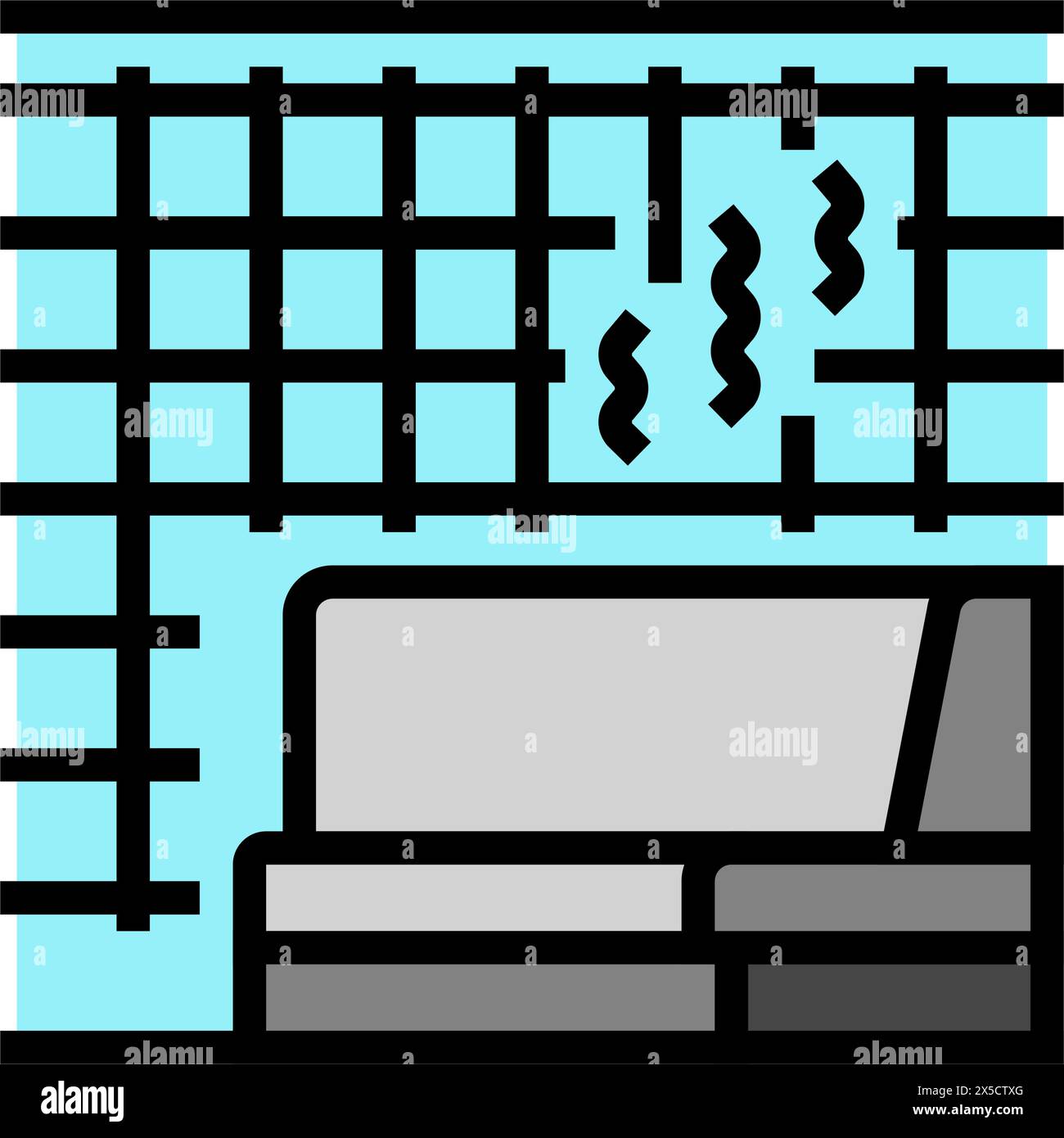 steam room color icon vector. steam room sign. isolated symbol ...