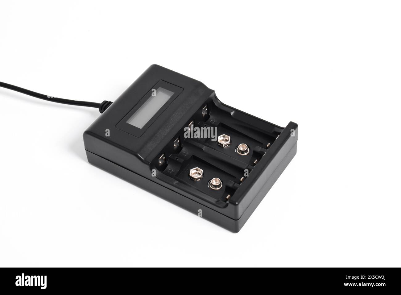 Black Rechargeable battery charger for for AA, AAA and PP3 batteries ...