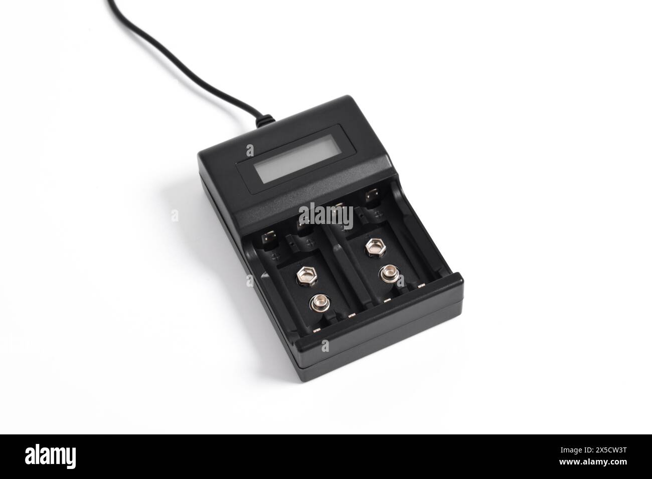 Black Rechargeable battery charger for for AA, AAA and PP3 batteries ...