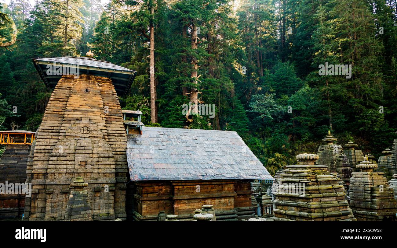 Jageshwar dham Temple in Almora, Uttarakhand, India Stock Photo - Alamy