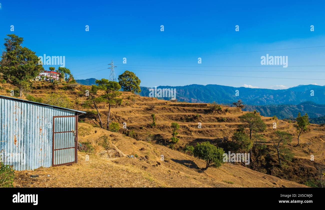 Himalayan villages and terrace farms in and around Almora and Ranikhet ...