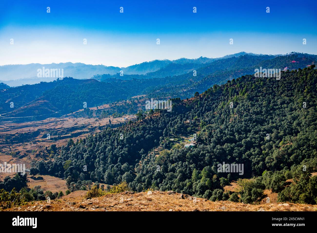 Himalayan villages and terrace farms in and around Almora and Ranikhet ...