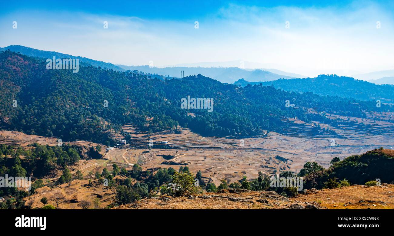 Himalayan villages and terrace farms in and around Almora and Ranikhet ...
