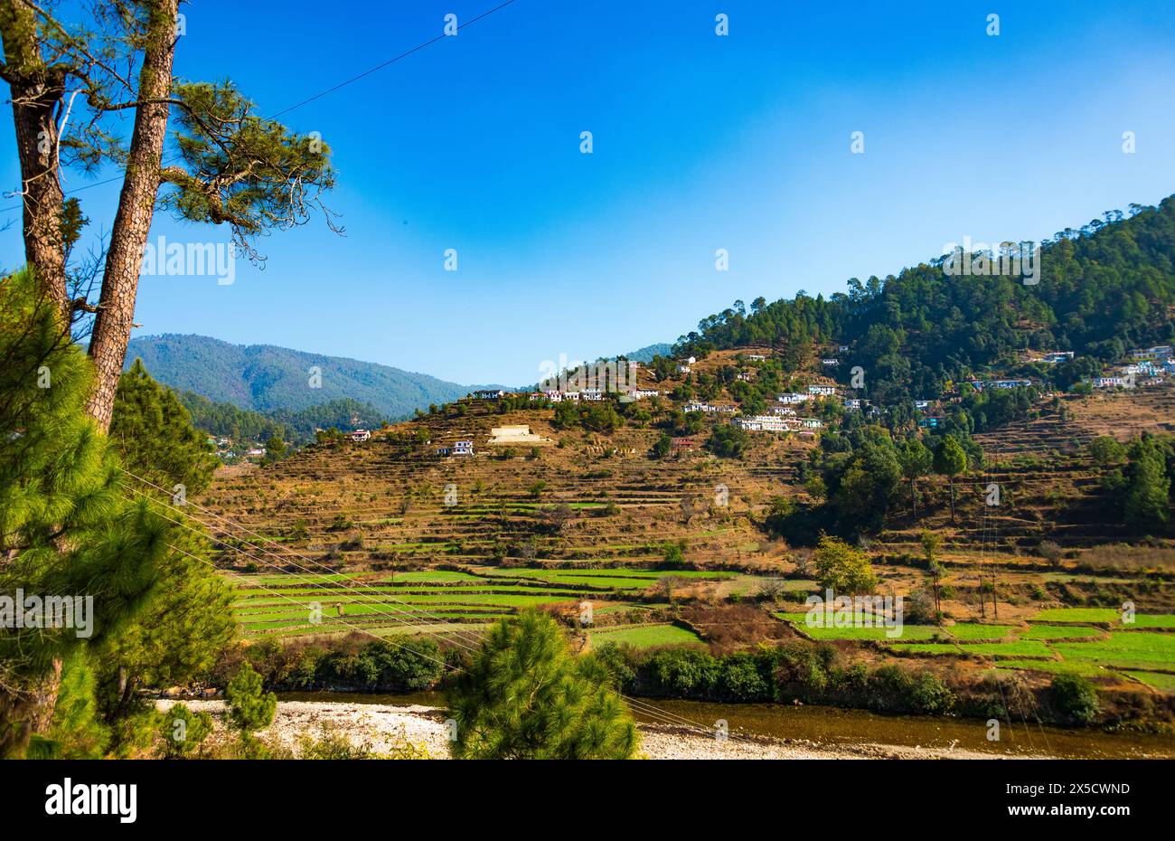 Himalayan villages and terrace farms in and around Almora and Ranikhet ...