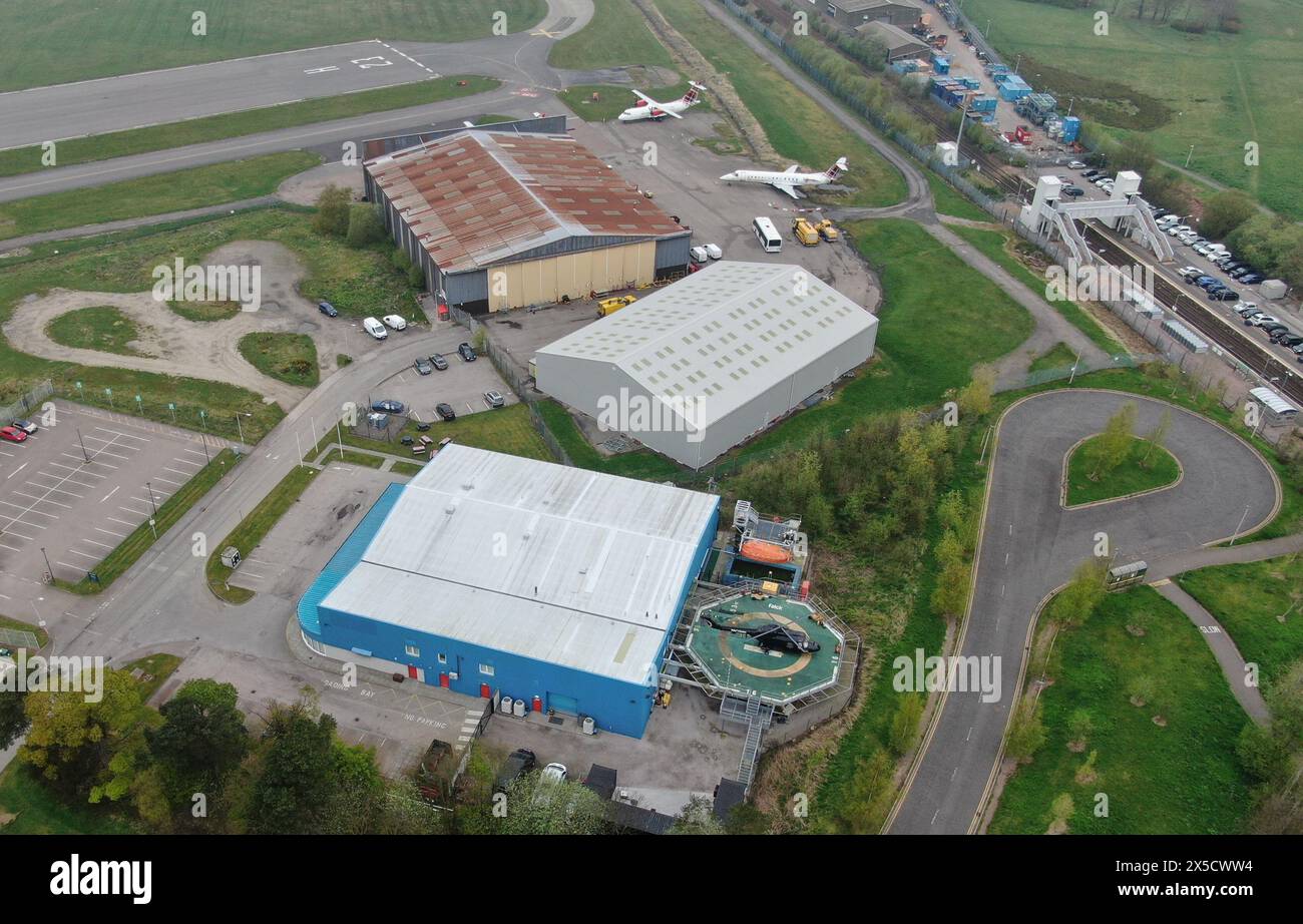 Loganair aberdeen international airport hi-res stock photography and ...