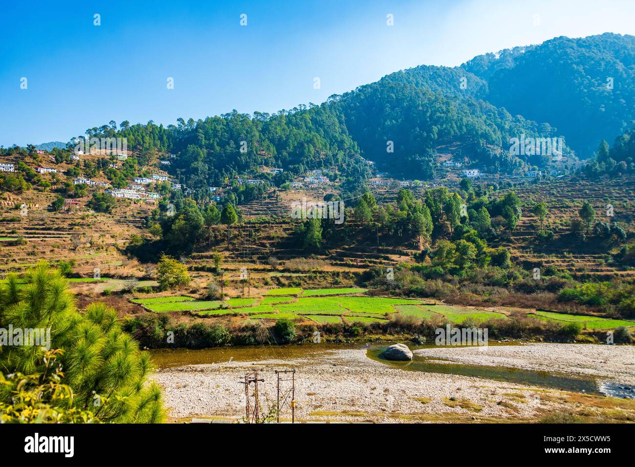 Himalayan villages and terrace farms in and around Almora and Ranikhet ...