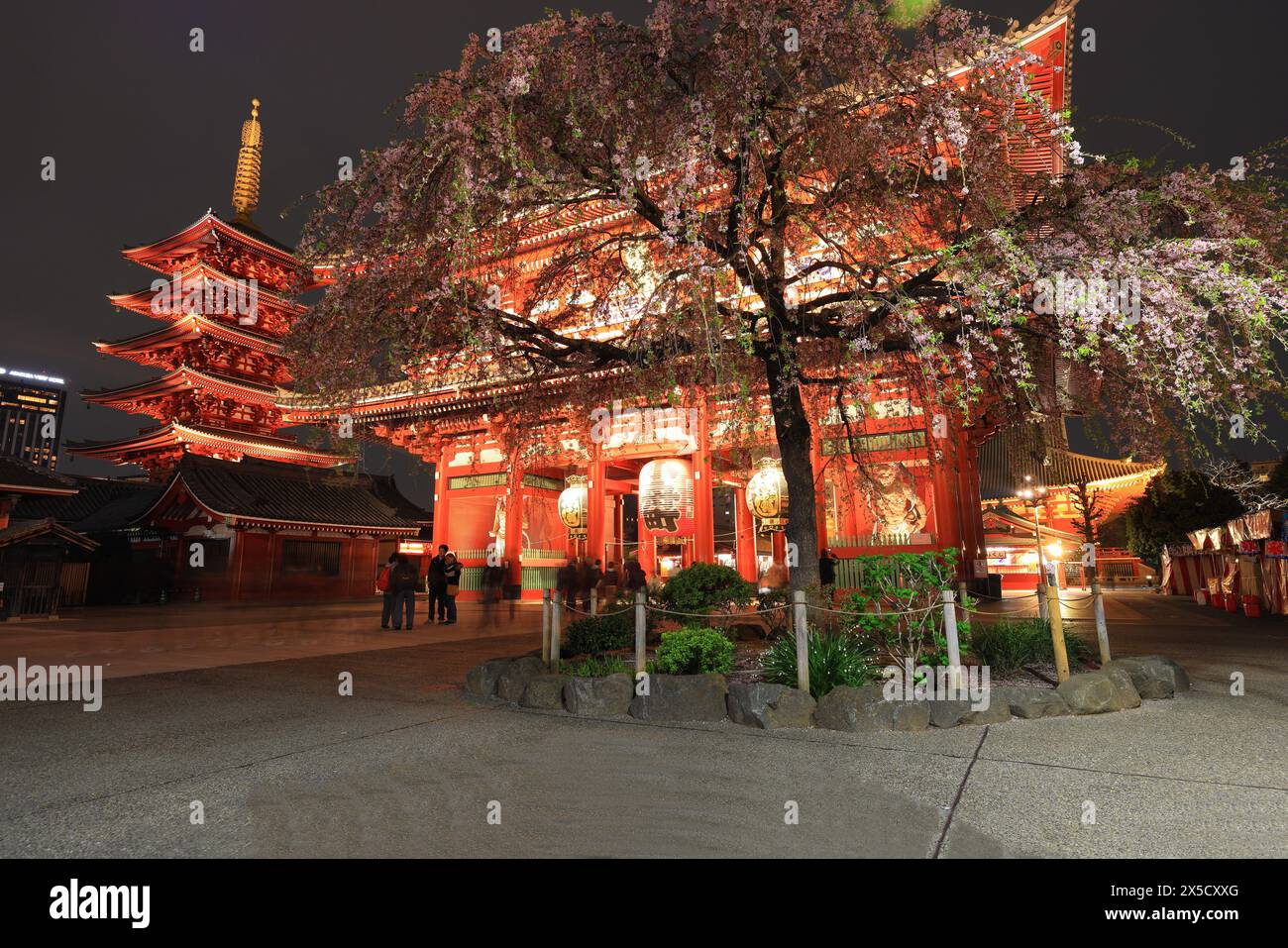 Sensoji, Asakusa Kannon Temple, one of most popular temples in Tokyo Japan Stock Photo - Alamy