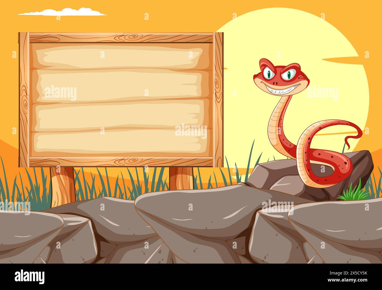Snake rocks Stock Vector Images - Alamy