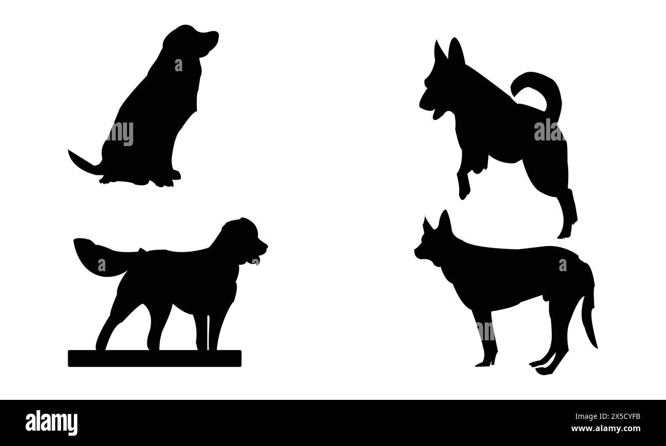 Dog year vector vectors hi-res stock photography and images - Alamy