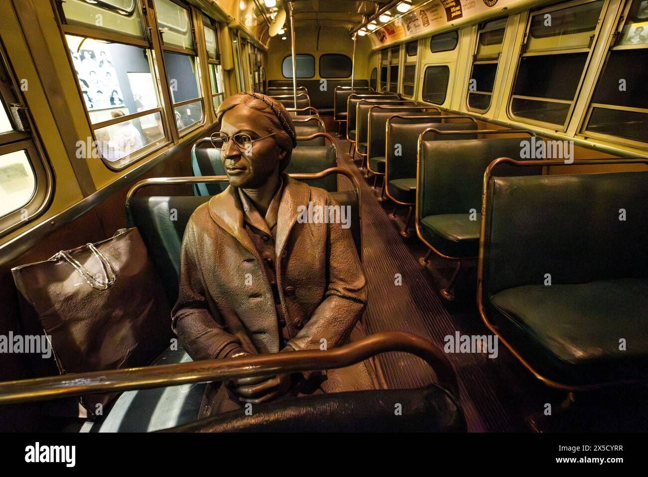 Statue at National Civil Rights Museum in Memphis, TN, depicts Rosa ...