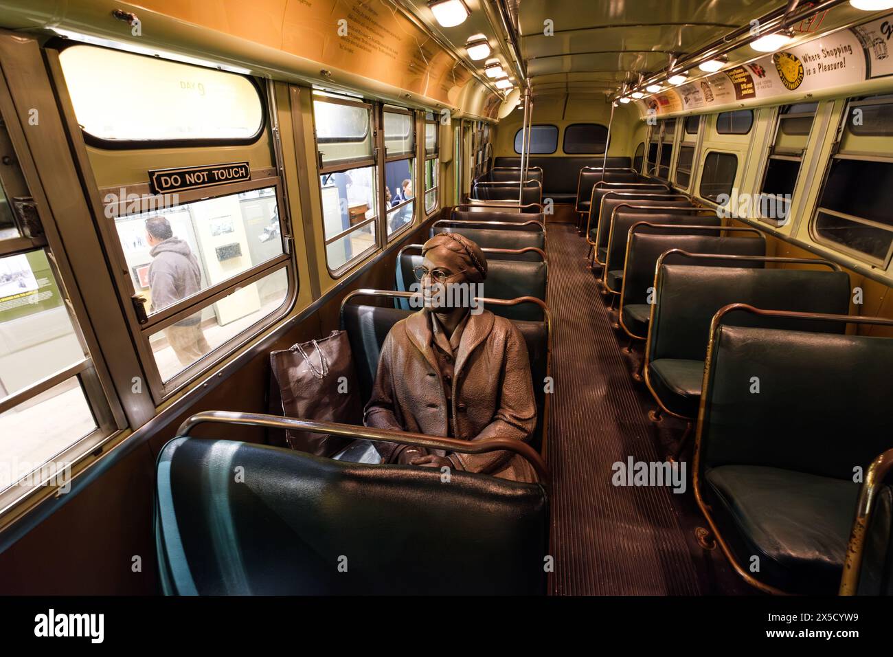 Statue at National Civil Rights Museum in Memphis, TN, depicts Rosa ...