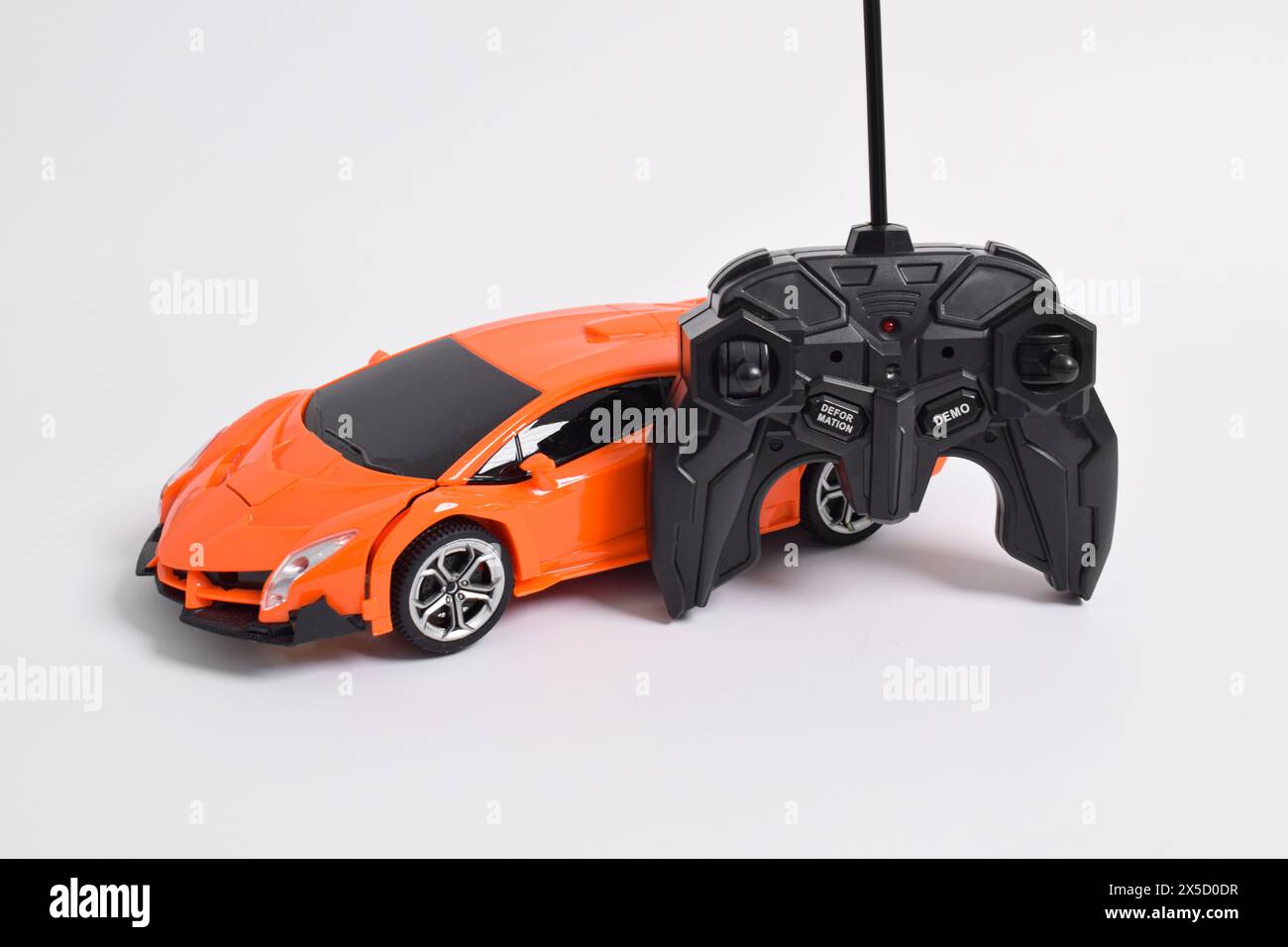 Remote controlled toy car with a game controller. RC cars can turn into ...