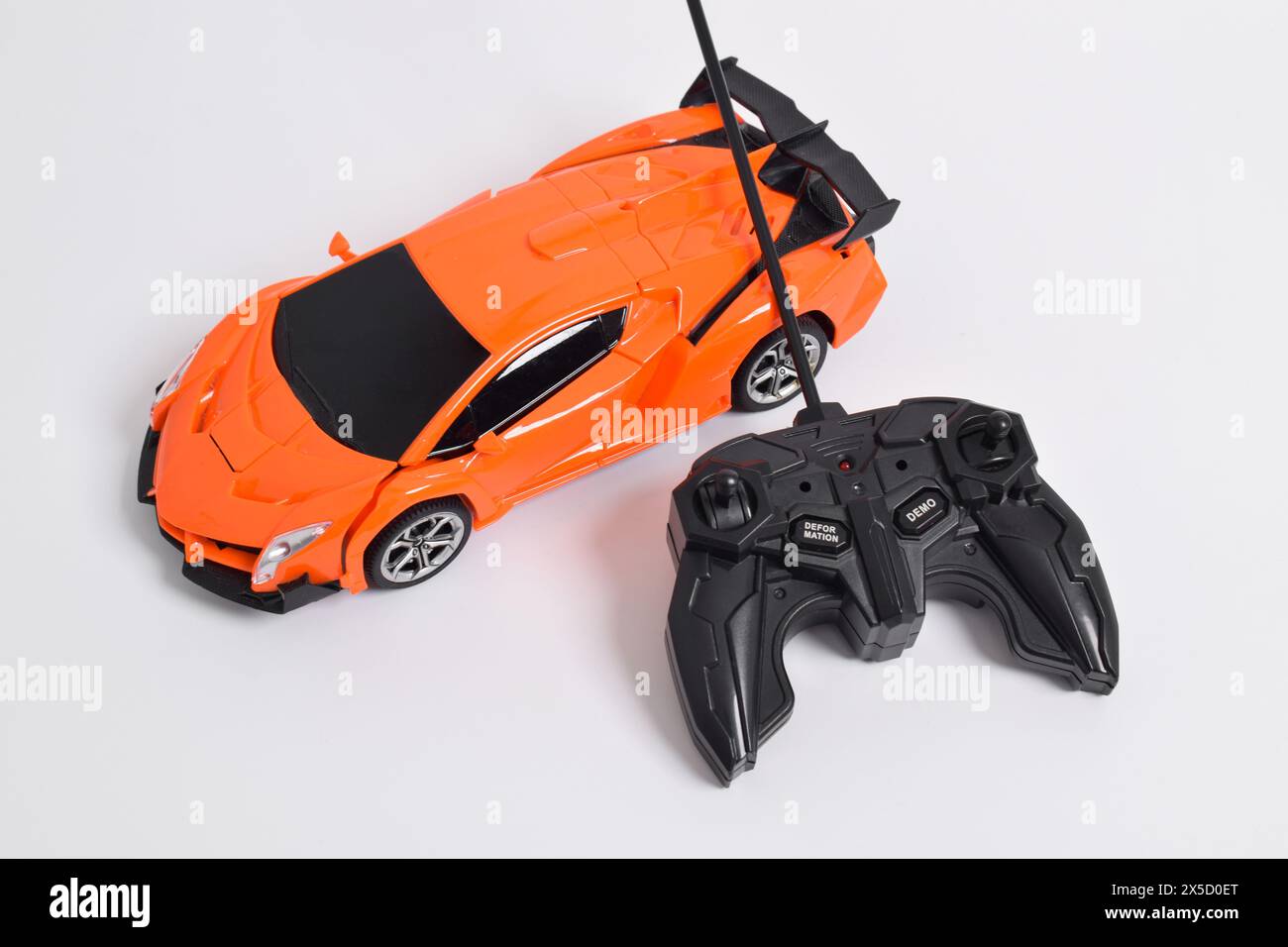 Remote controlled toy car with a game controller. RC cars can turn into ...