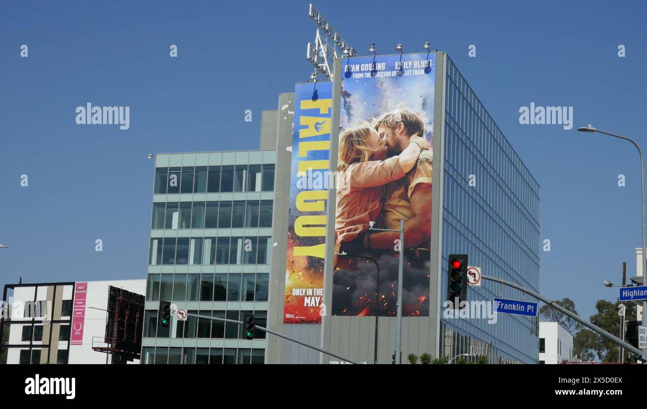 Los Angeles, California, USA 8th May 2024 The Fall Guy Billboard with ...