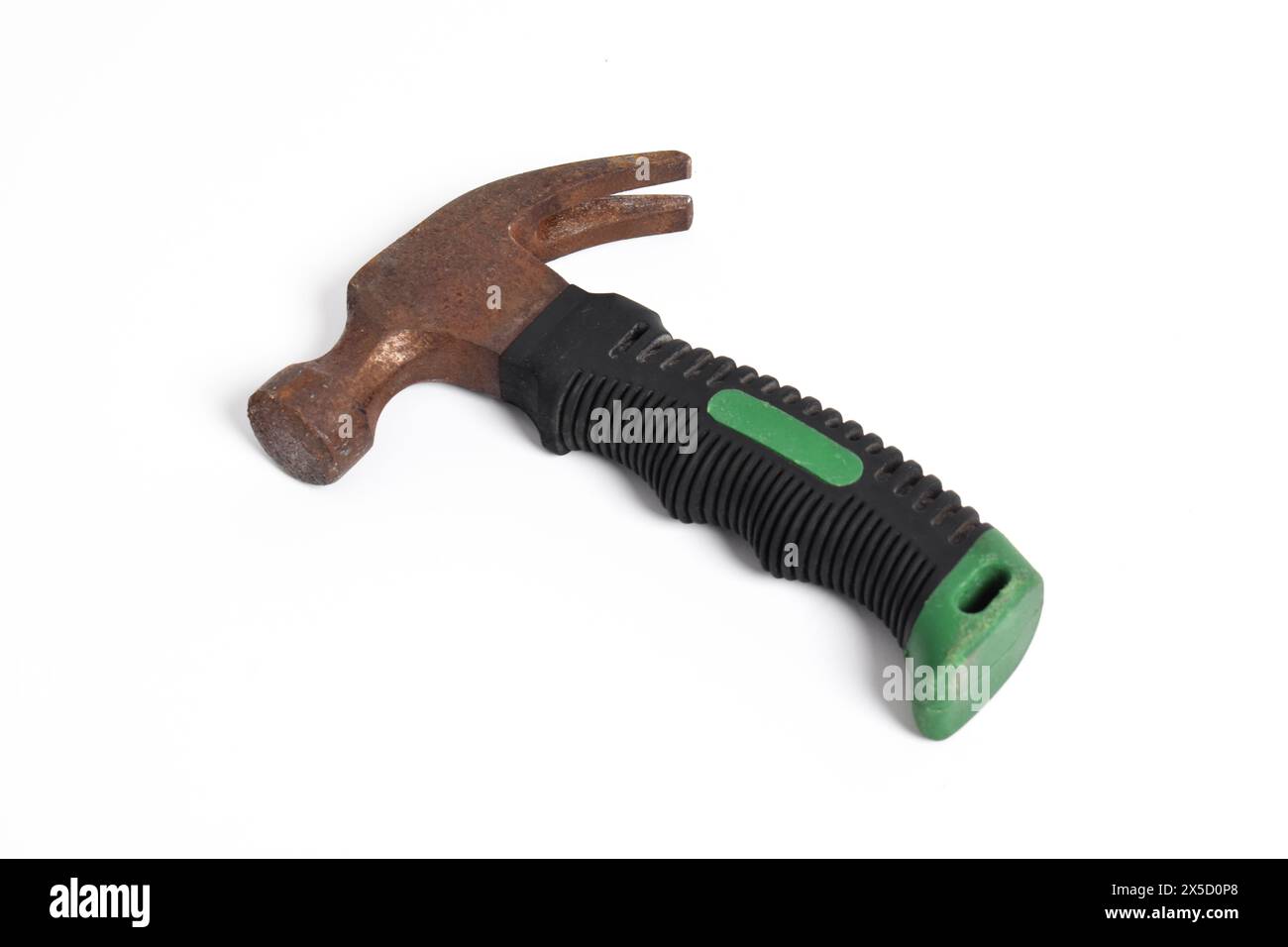 Old rusty hammer isolated on white background Stock Photo - Alamy