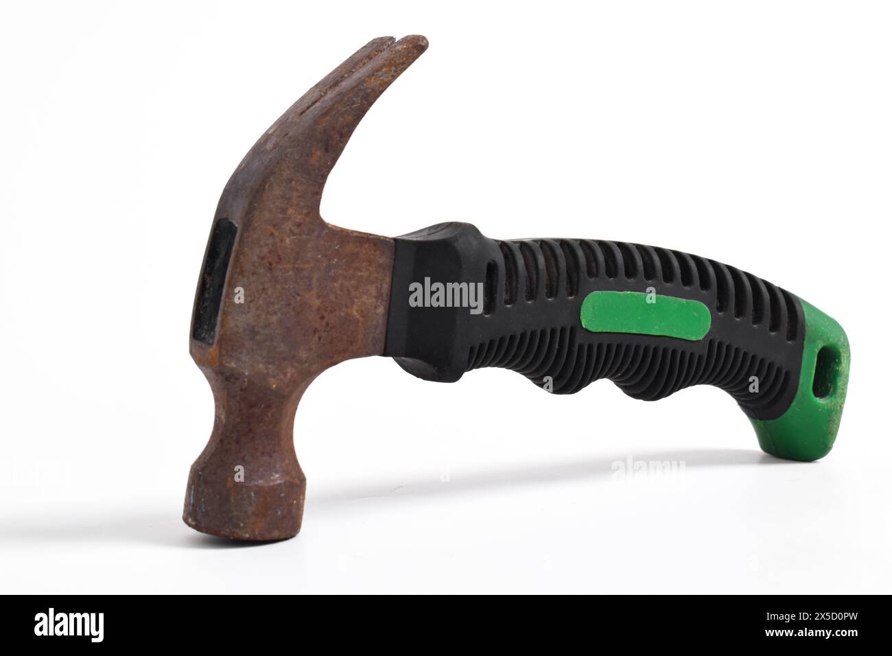 Old rusty hammer isolated on white background Stock Photo - Alamy