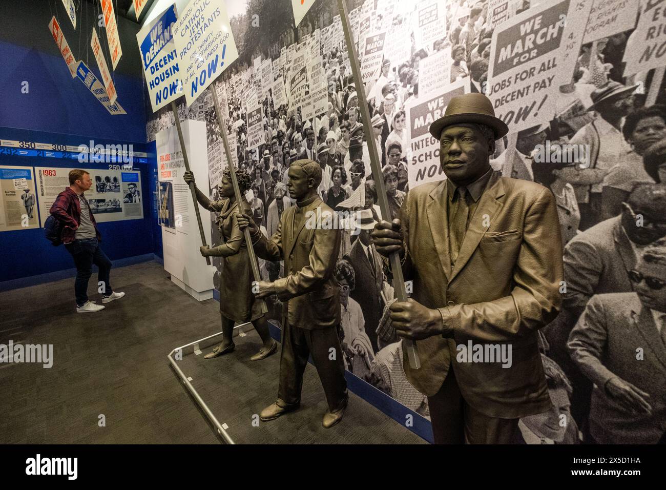 Representation at the National Civil Rights Museum of the 1968 ...