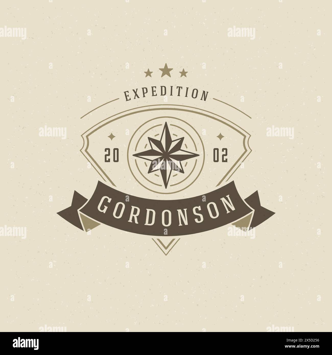 Expedition logo emblem vector illustration. Outdoor adventure leisure ...