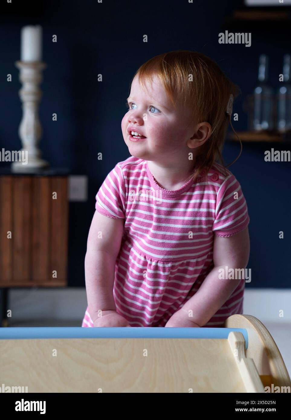 Opal Sandy, who was born completely deaf because of a rare genetic ...