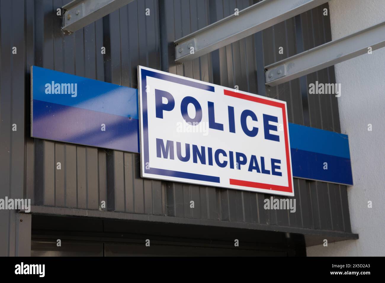 Bordeaux , France - 05 01 2024 : police municipale sign text and logo ...