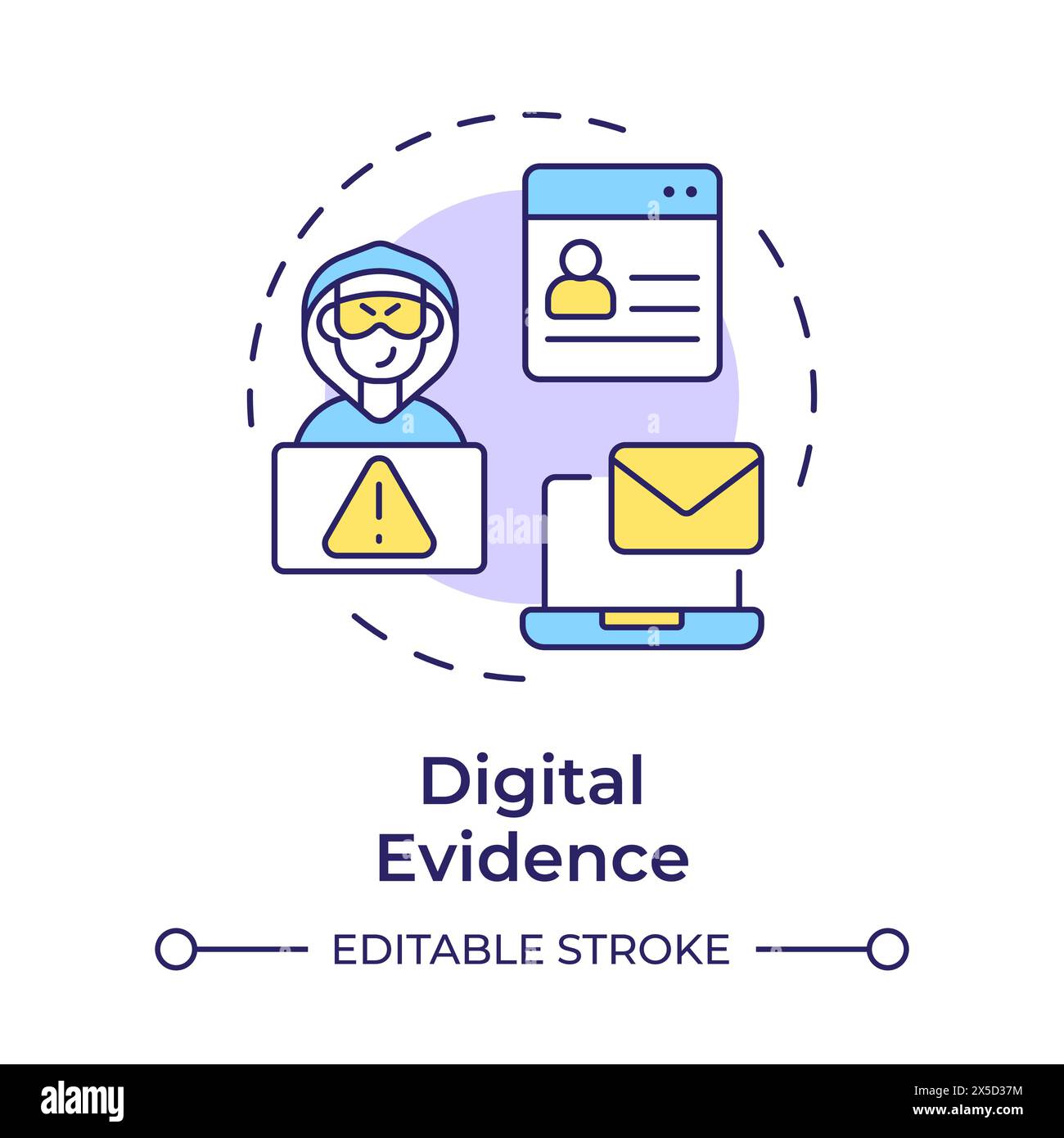 Digital forensic Stock Vector Images - Alamy