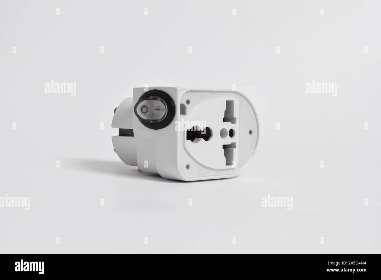 Universal plugs adapter isolated on white background. Charger travel ...