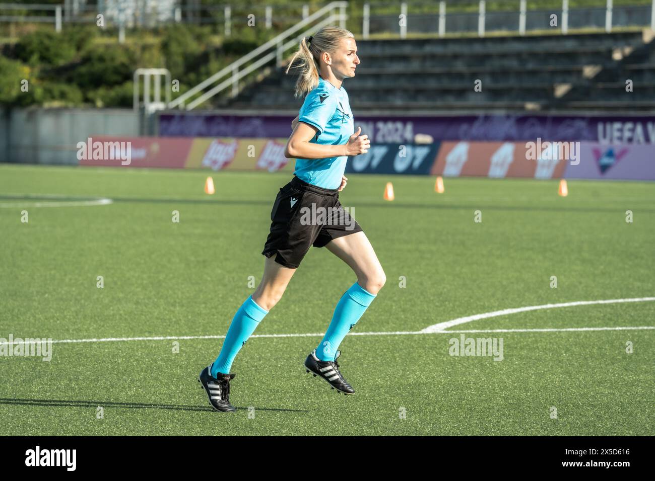 Lund, Sweden. 08th May, 2024. Fourth official Miriama Bockova seen ...