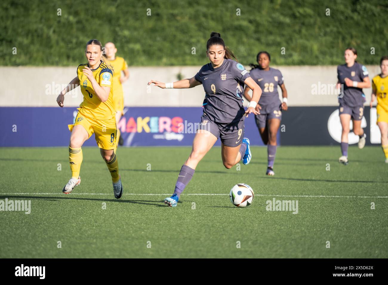 Lund, Sweden. 08th May, 2024. Isabella Fisher (9) of England seen ...