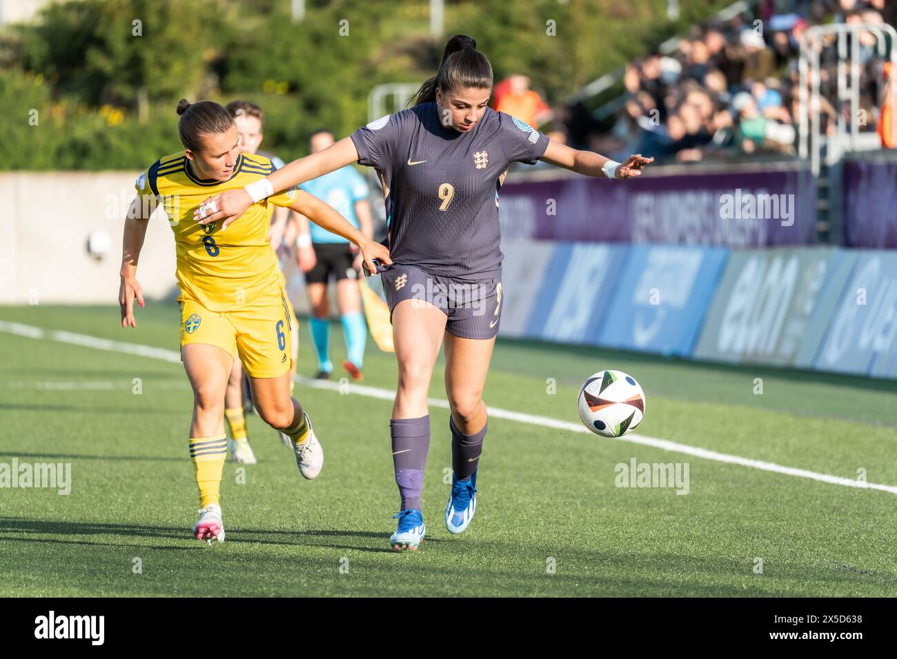 Lund, Sweden. 08th May, 2024. Isabella Fisher (9) of England and ...