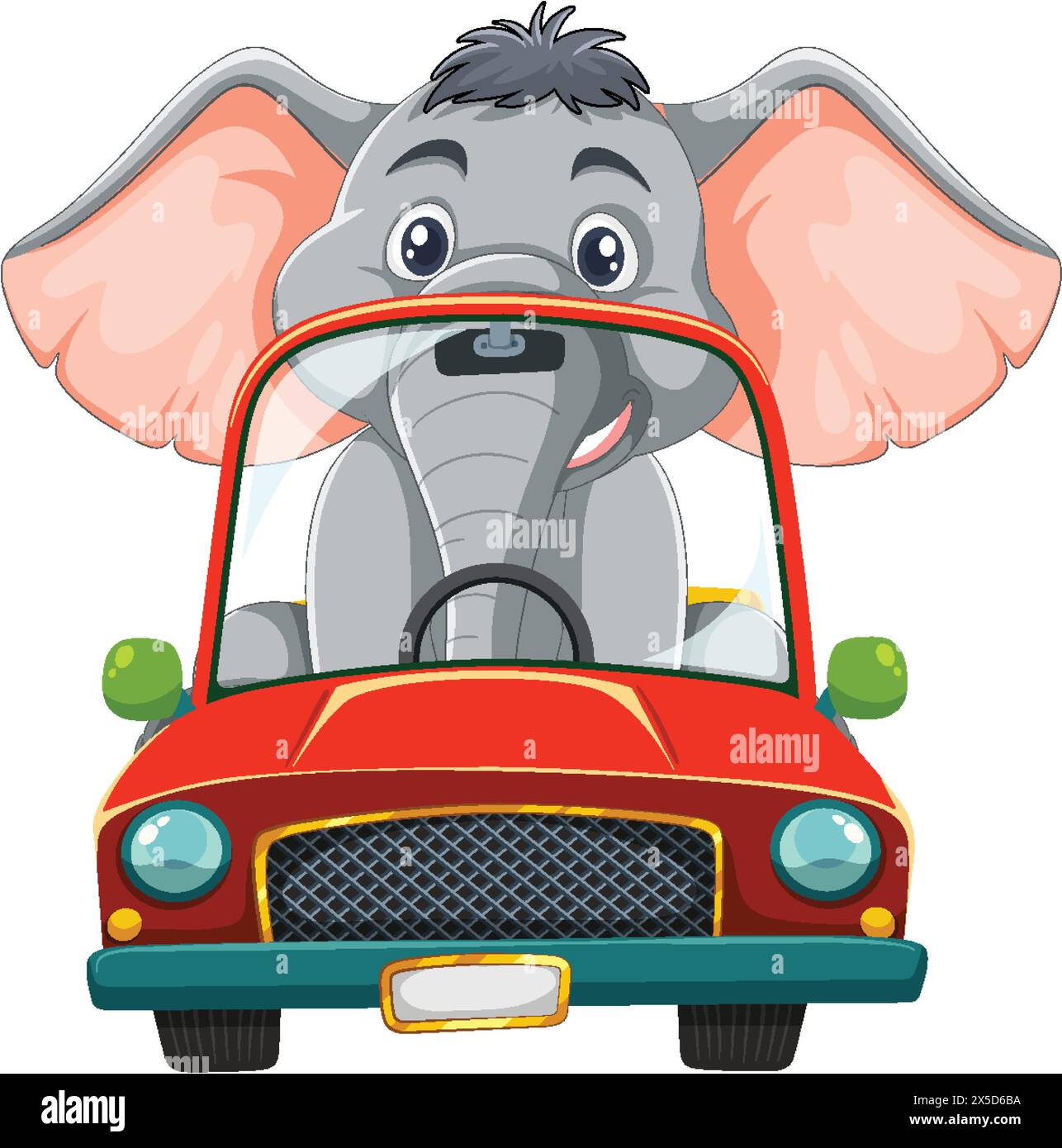 Elephant car Cut Out Stock Images & Pictures - Alamy