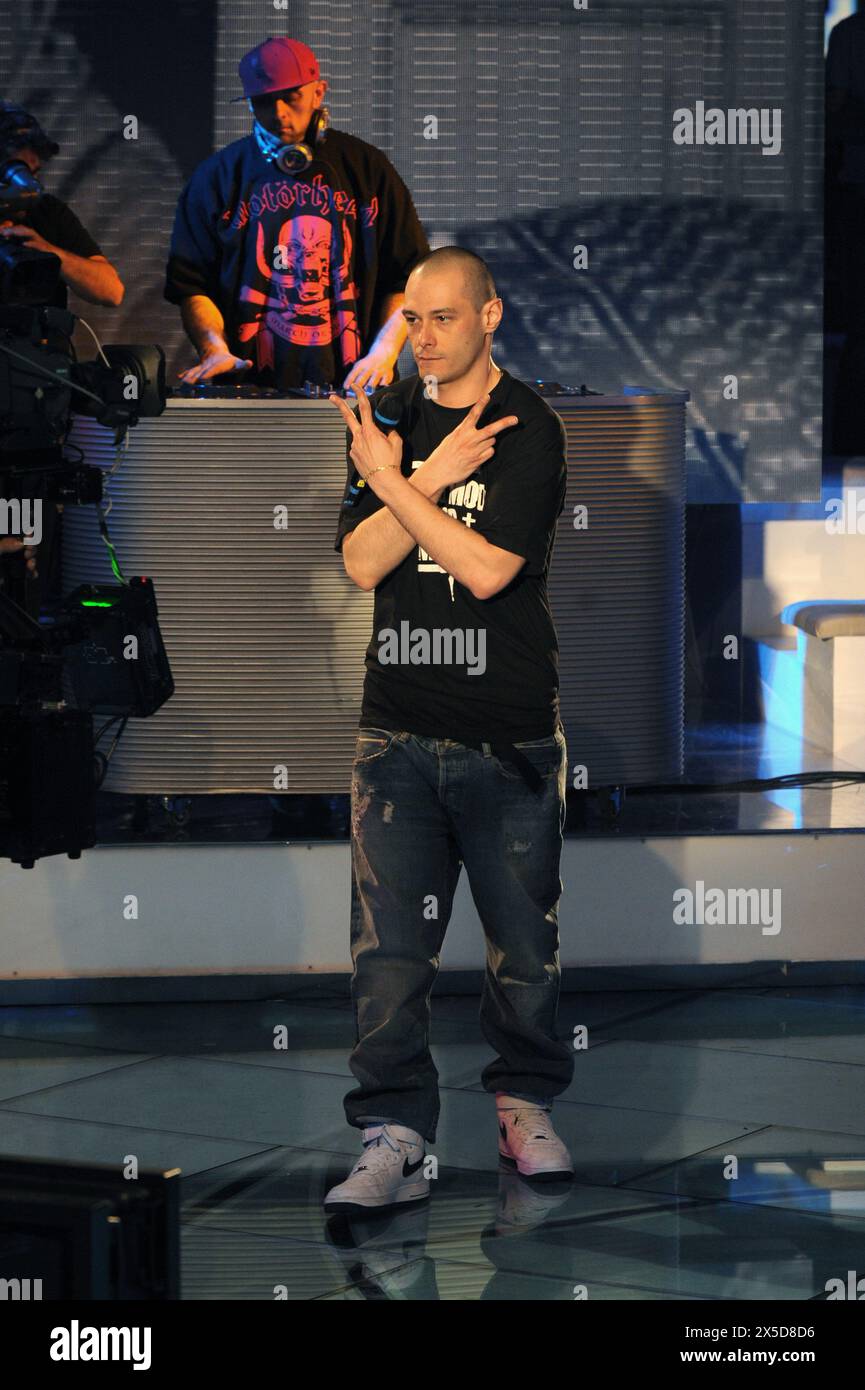 Milan Italy 15/05/2008 :Fabri Fibra,Italian rapper, during the ...