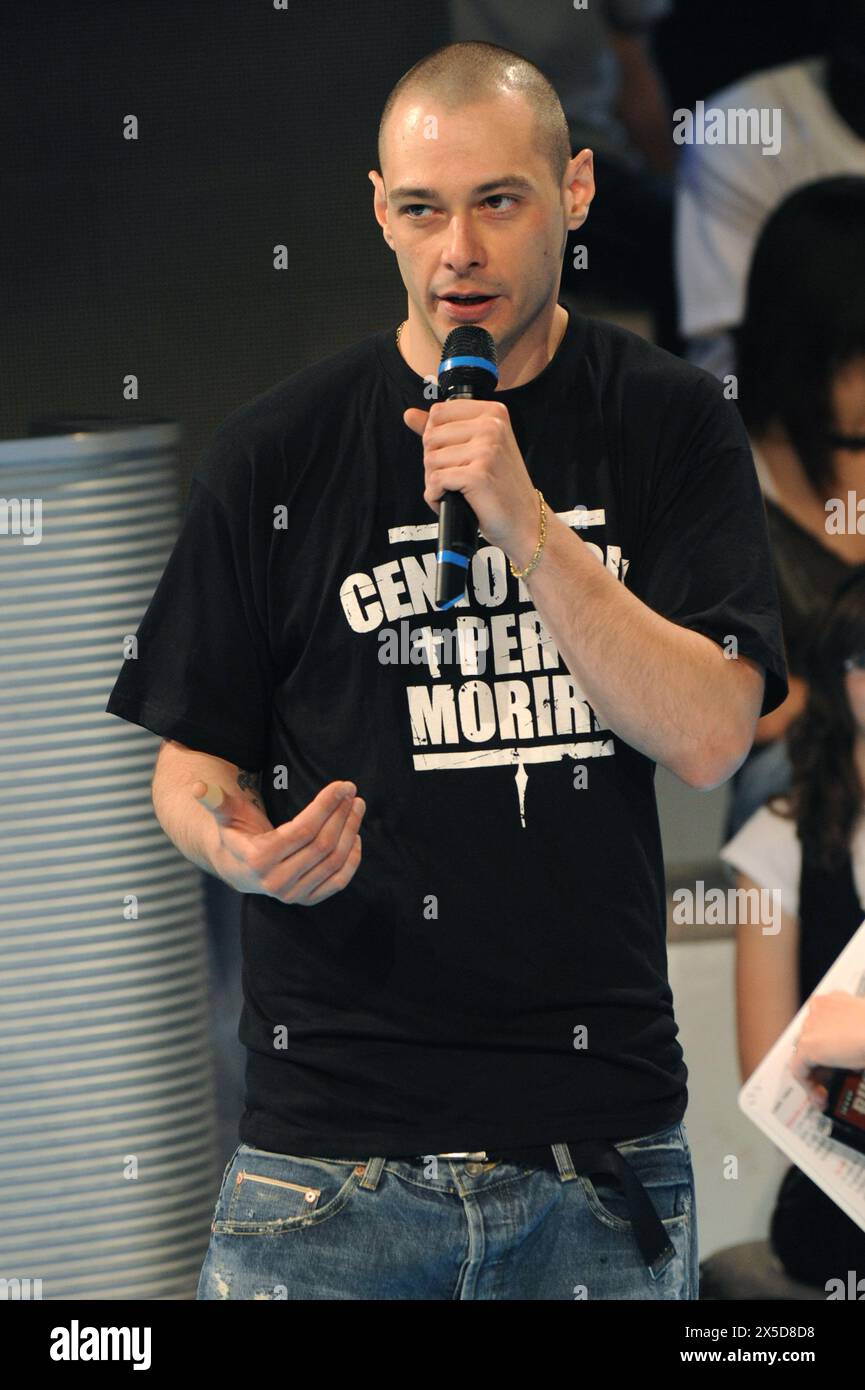 Milan Italy 15/05/2008 :Fabri Fibra,Italian rapper, during the ...