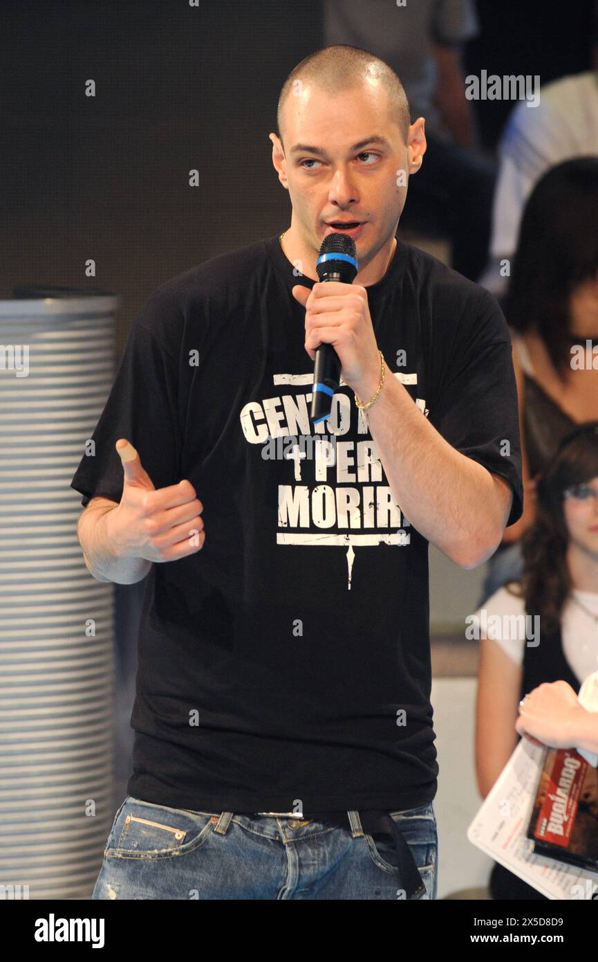 Milan Italy 15/05/2008 :Fabri Fibra,Italian rapper, during the ...