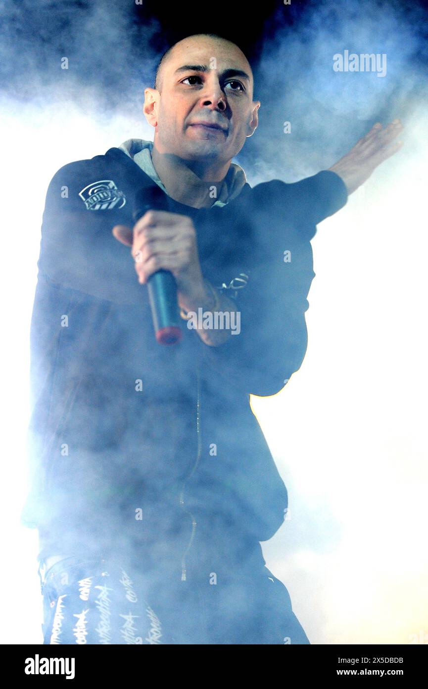 Milan Italy 06/12/2010 :Fabri Fibra,Italian rapper, during the live ...