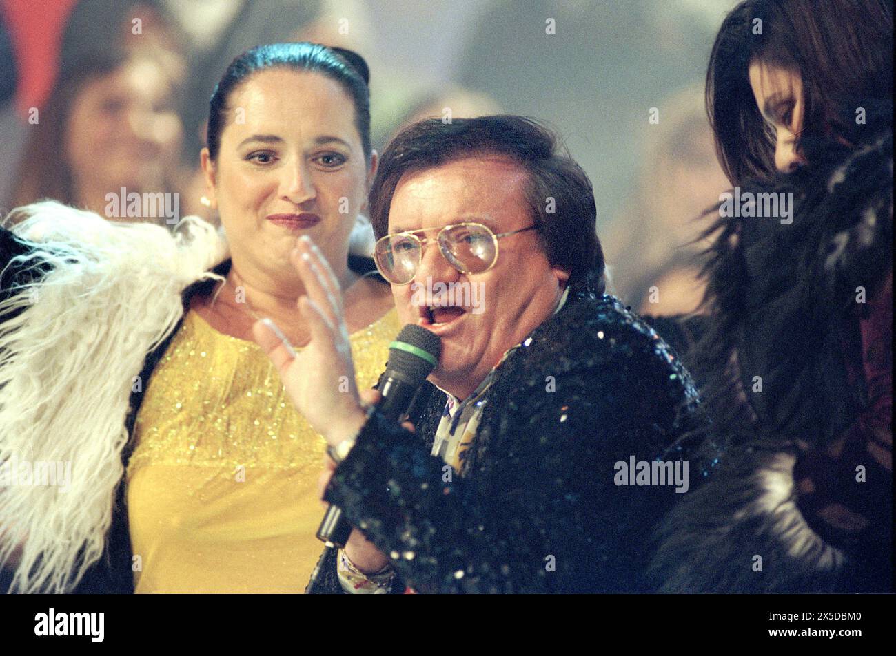 Milan Italy 15/05/1998 : Leone Di Lernia,Italian singer, during the ...